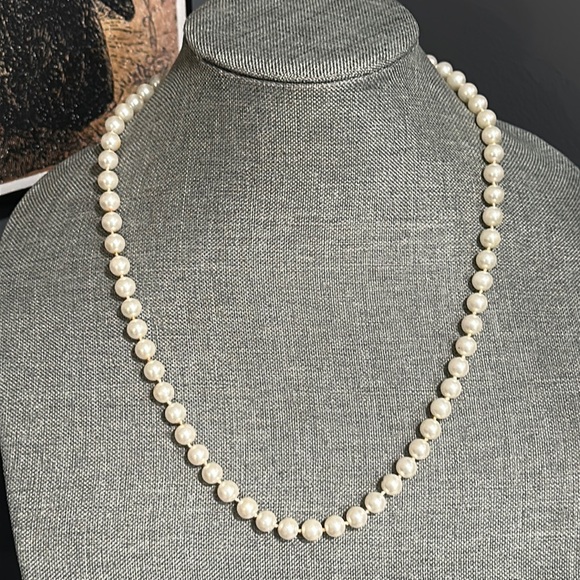 Jewelry | Vintage Authentic 8mm Pearl Necklace | Poshmark
